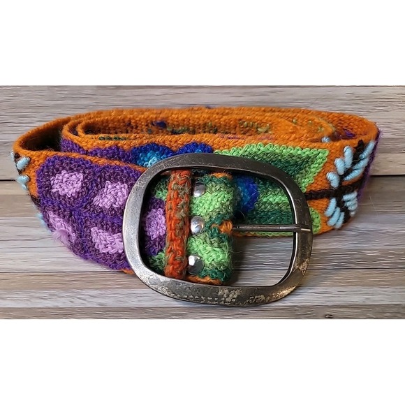 Decorcontreras | Accessories | Peruvian Embroidered Woven Multicolor ...
